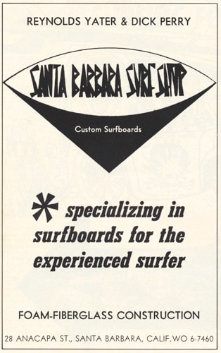The first 10 surfboard ads from the very first issue of SURFER - Surfer