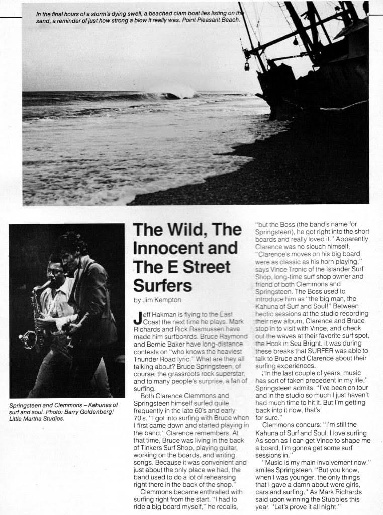 Scope of Bruce Springsteen’s Surfing Roots Revealed at Asbury Park ...