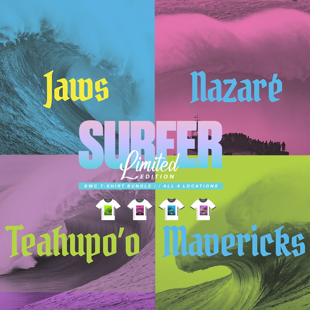 Shop Limited Edition 2024 SURFER Big Wave Challenge Hats, Shirts Here
